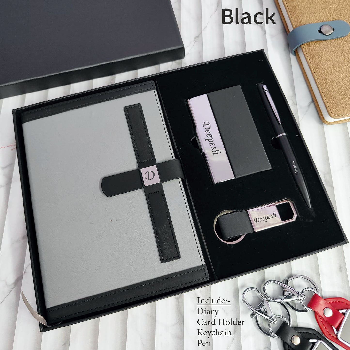 Personalized Dual Shade Diary Hamper – Personalix Store