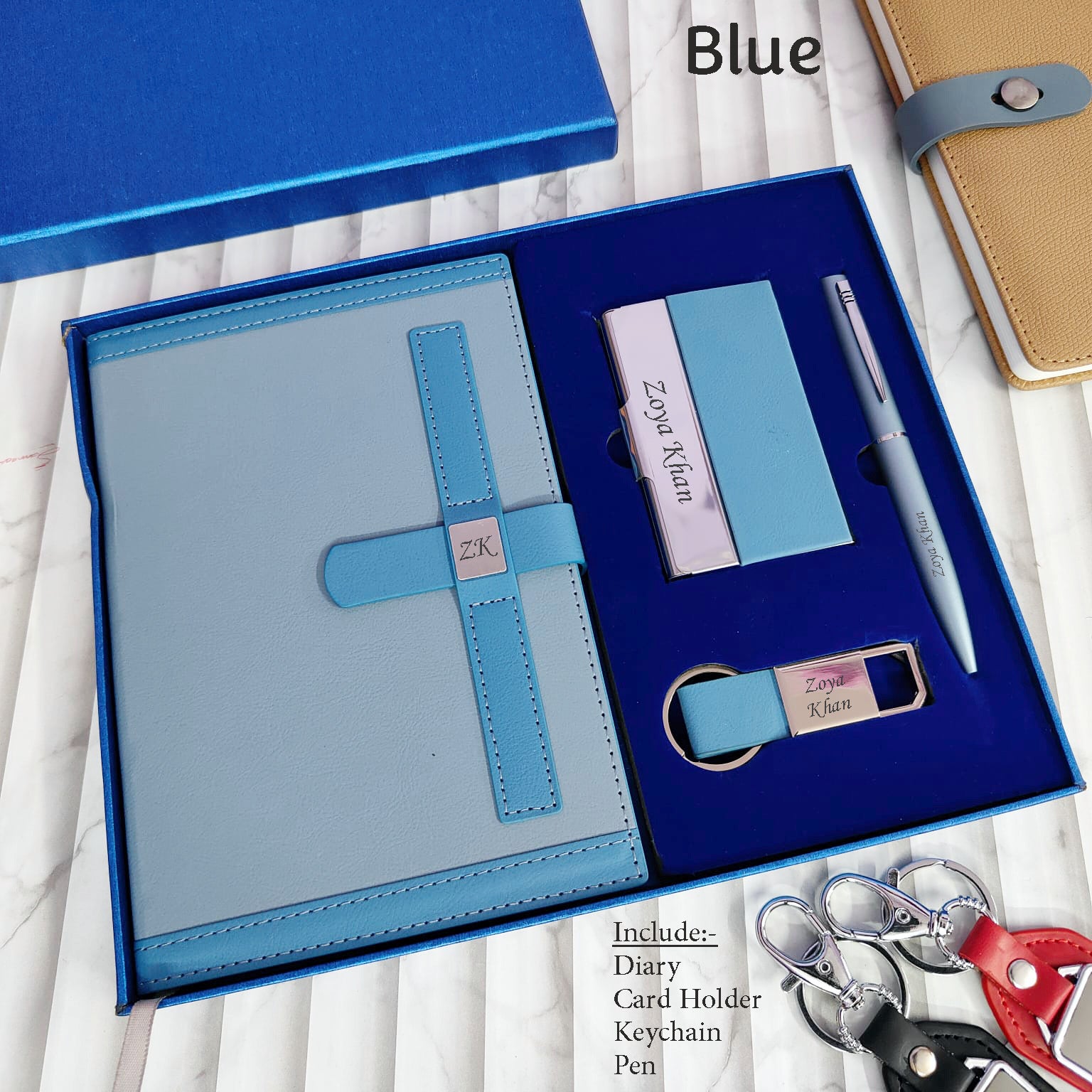 Personalized Dual Shade Diary Hamper – Personalix Store
