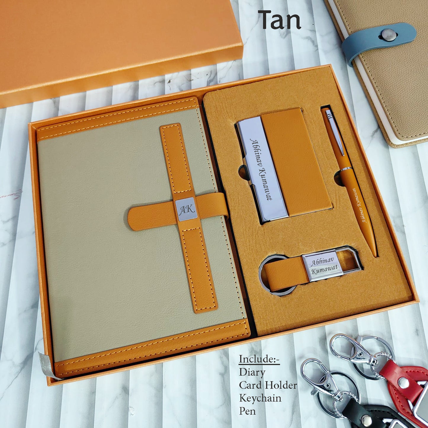 Personalized Dual Shade Diary Hamper – Personalix Store